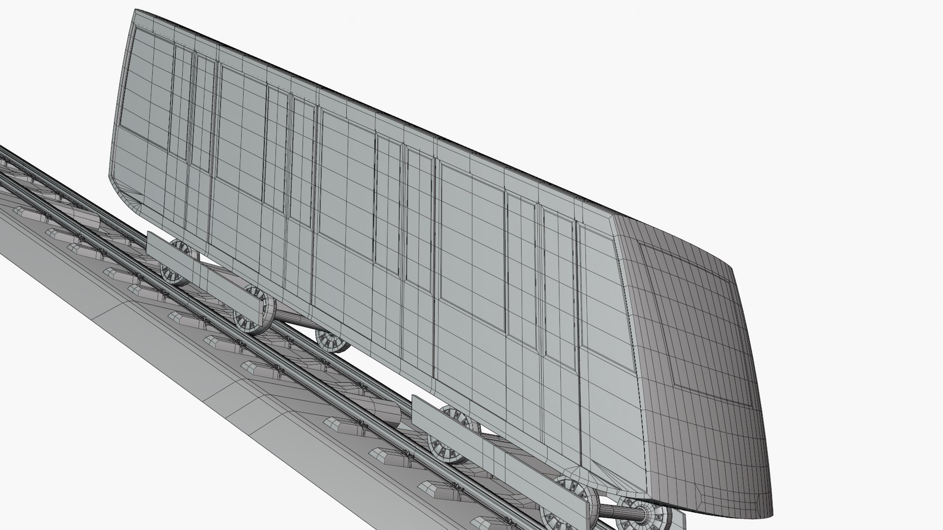 Modern Funicular 3D Model - TurboSquid 1916536