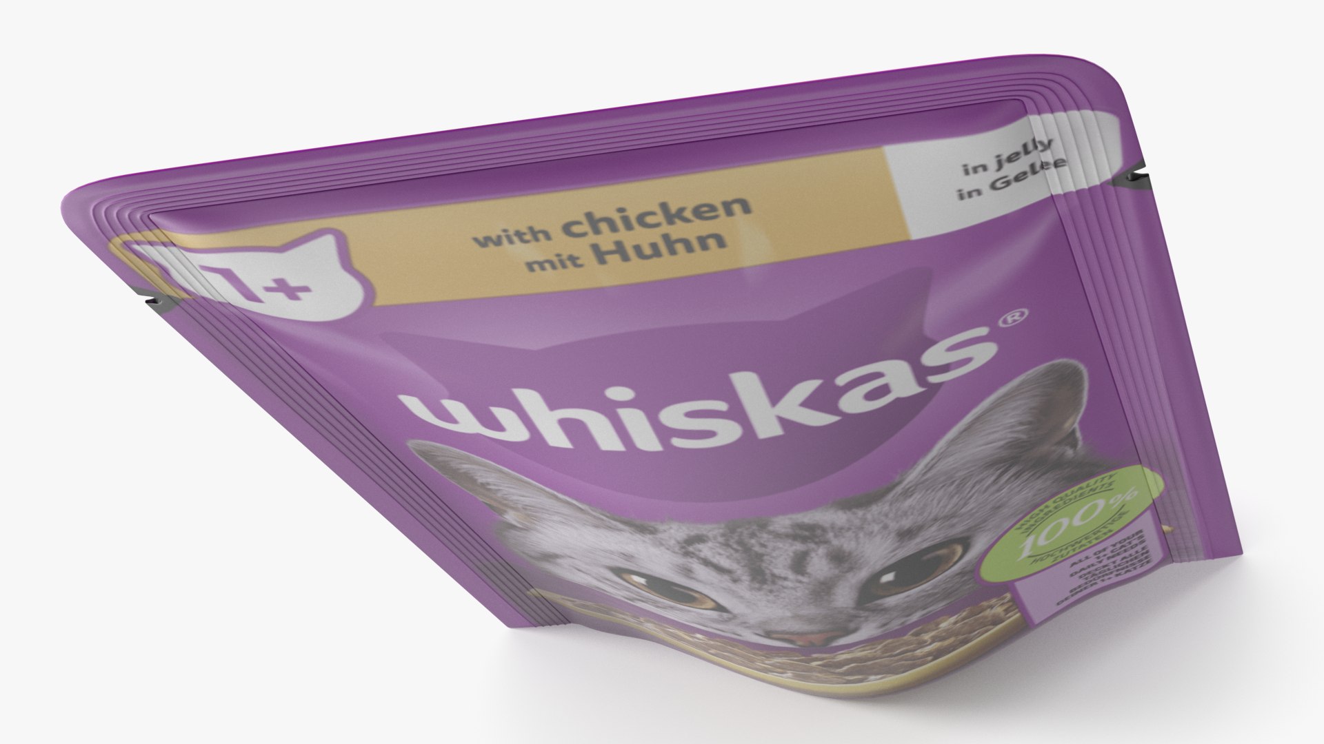 Wet Cat Food Whiskas Pouch 3D Model - TurboSquid 2113696