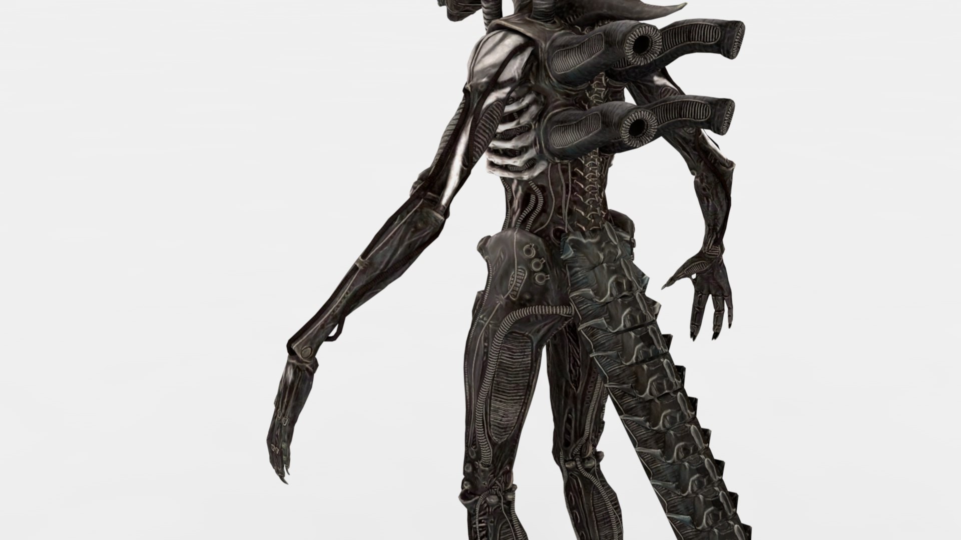 Alien Creature Rigged And 29 Animations 3D Model - TurboSquid 2376055