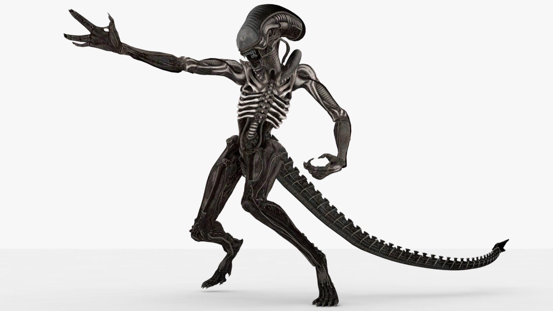 Alien Creature Rigged And 29 Animations 3D Model - TurboSquid 2376055