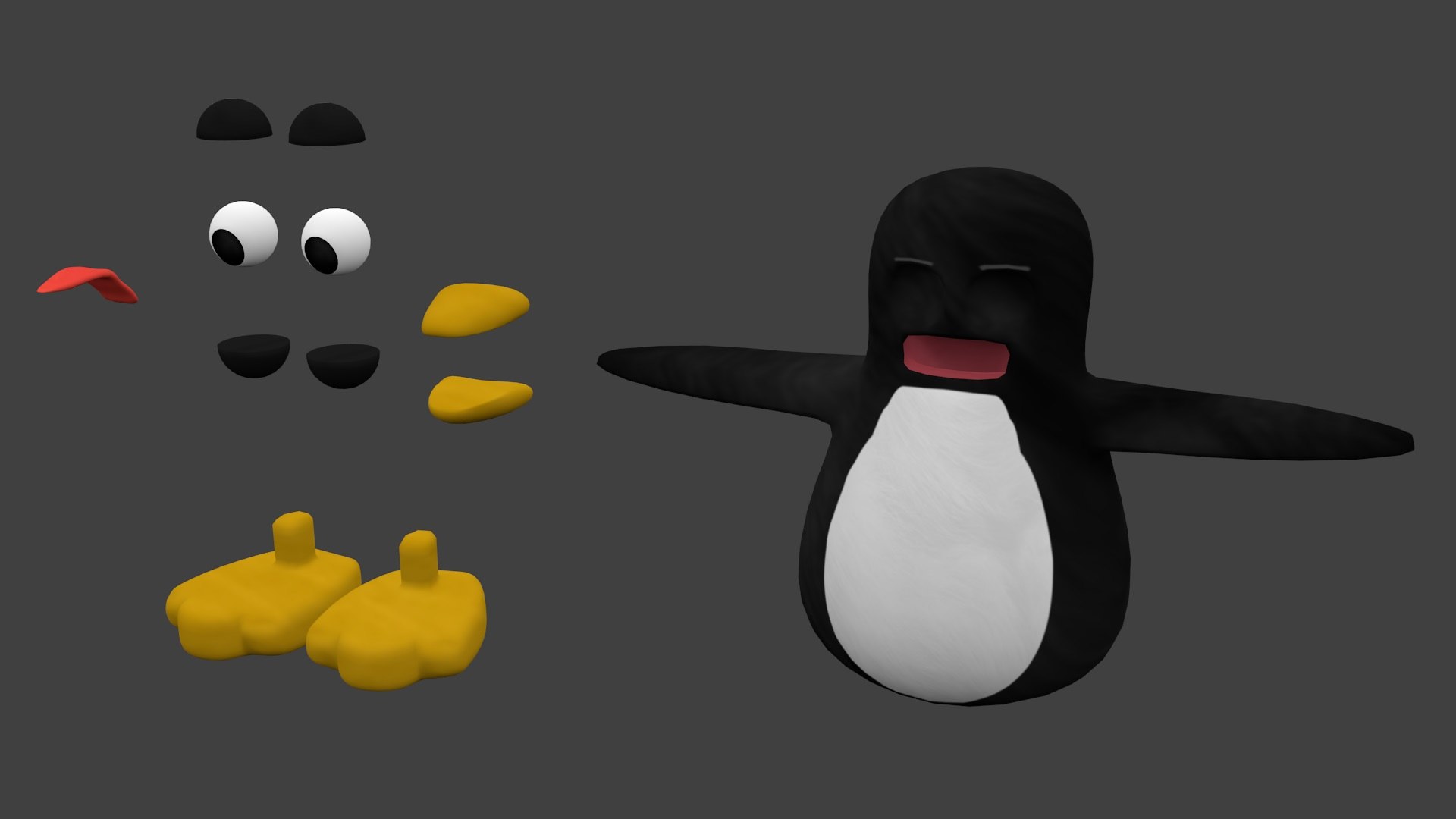 Free 3D Linux Penguin Model - TurboSquid 1422456