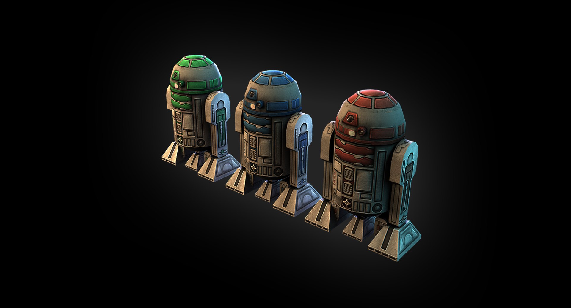 3d Model Of Ultra R2-d2 R2
