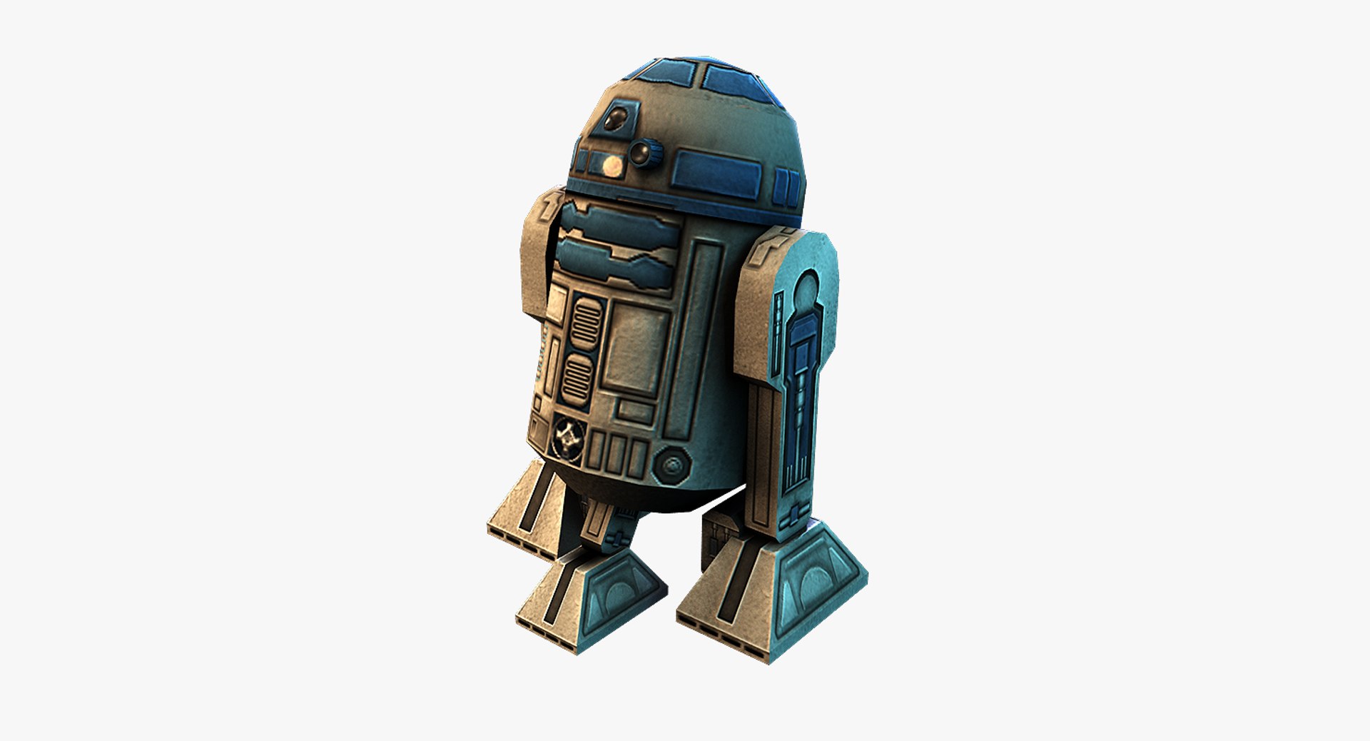 3d Model Of Ultra R2-d2 R2