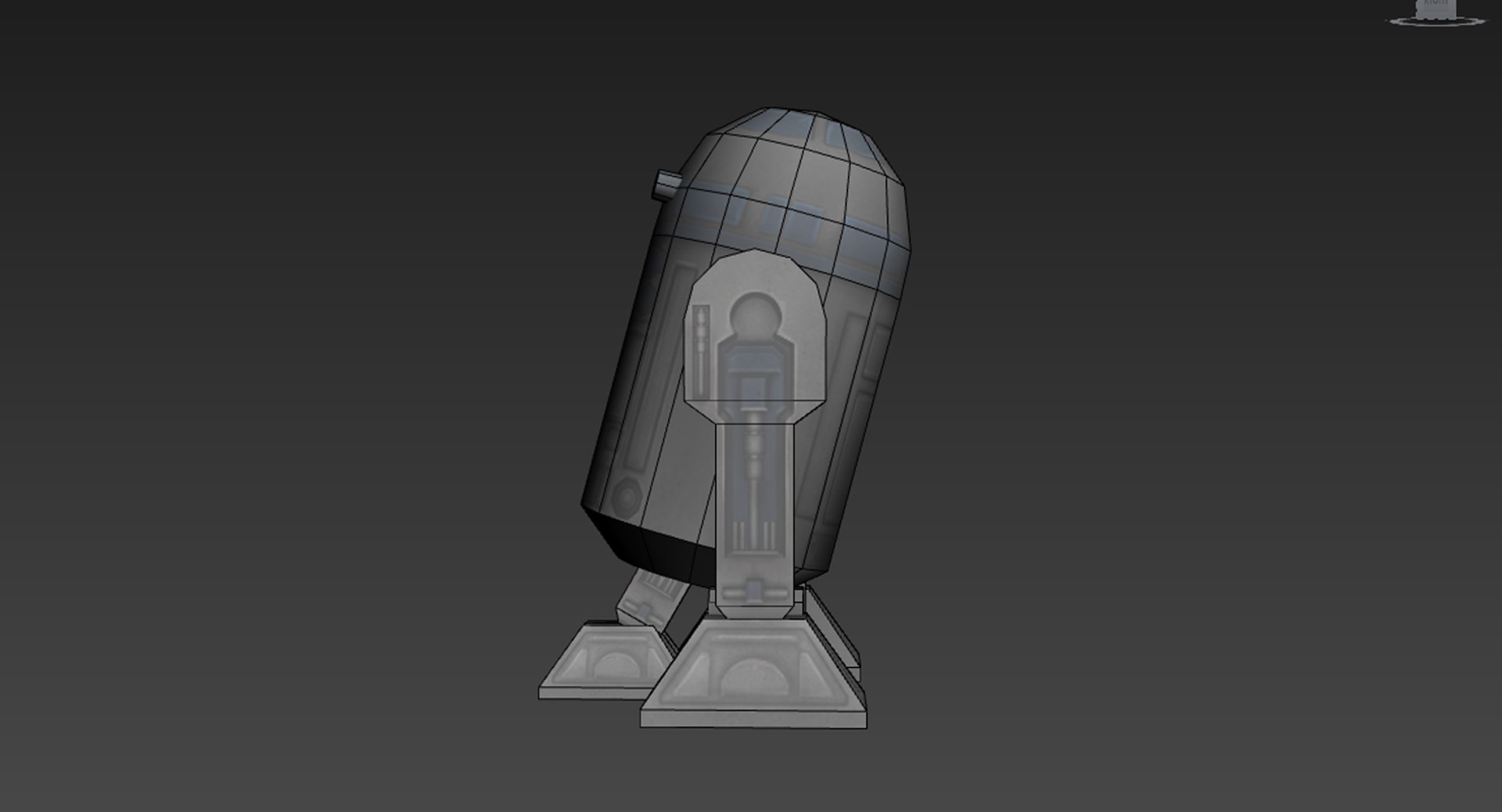 3d Model Of Ultra R2-d2 R2