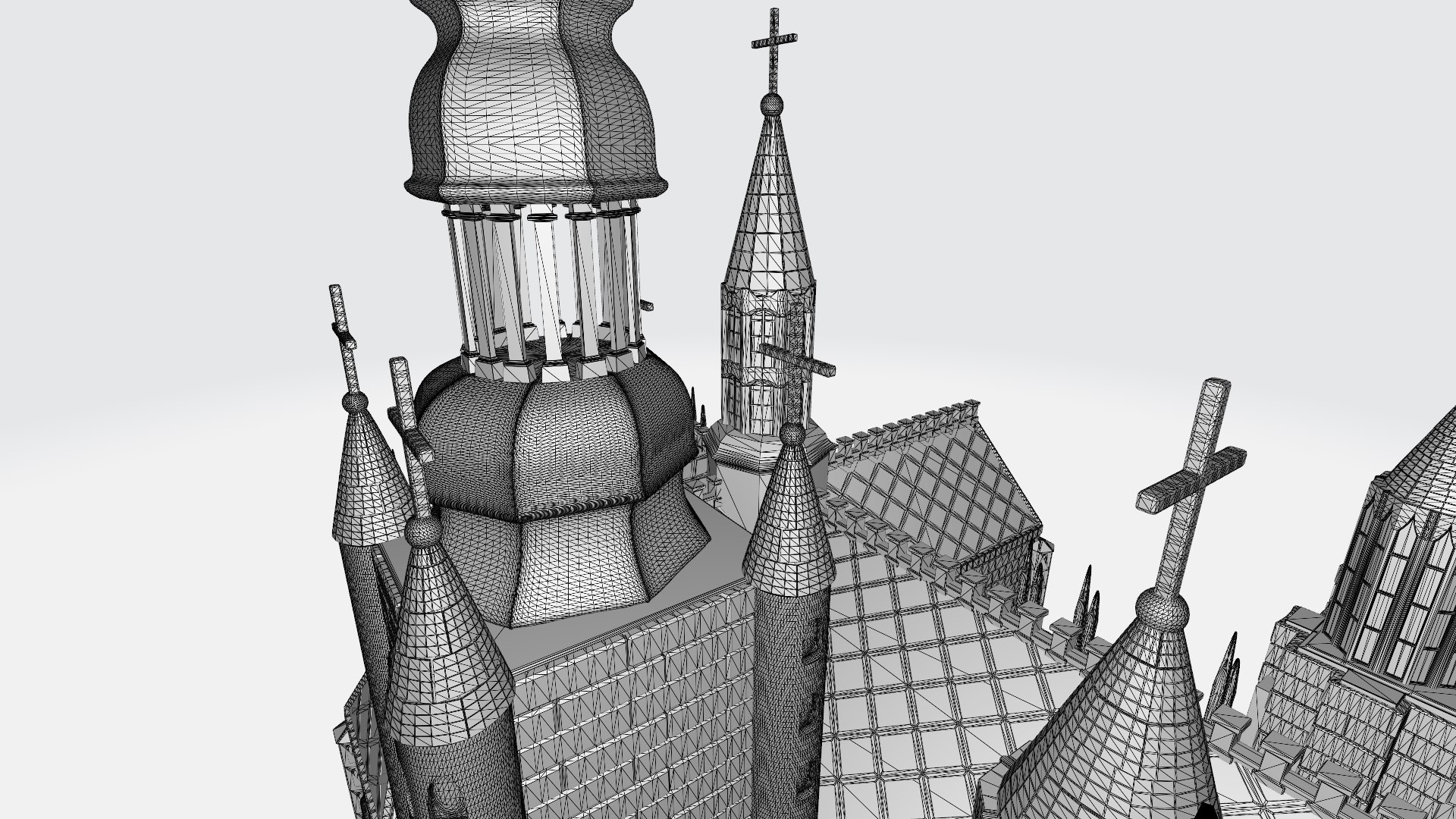 Gothic Carved 3D Model - TurboSquid 1688404