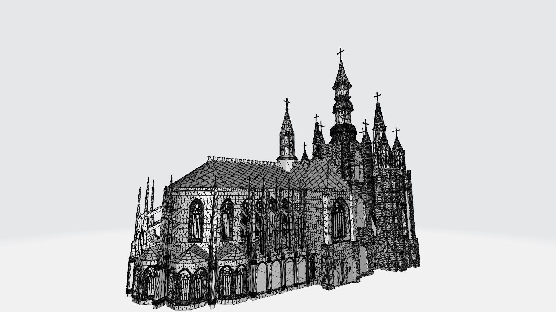 Gothic Carved 3D Model - TurboSquid 1688404