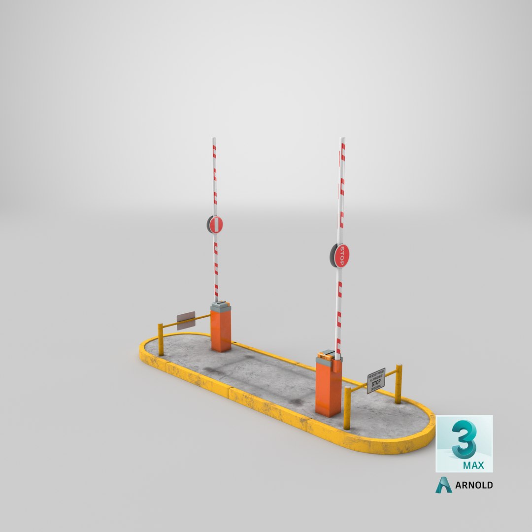 3D security gates - TurboSquid 1370929
