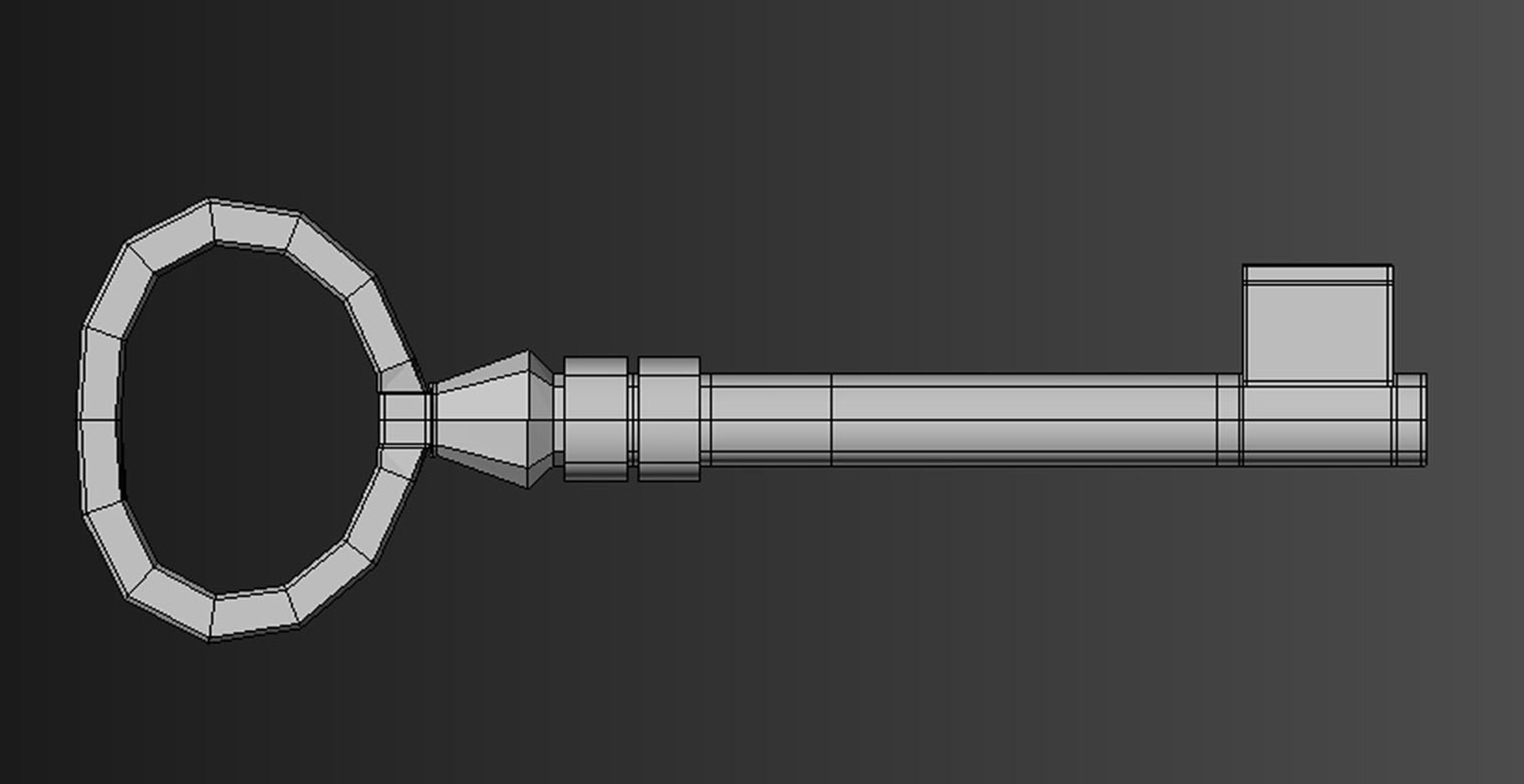 Key Quads 3d Model