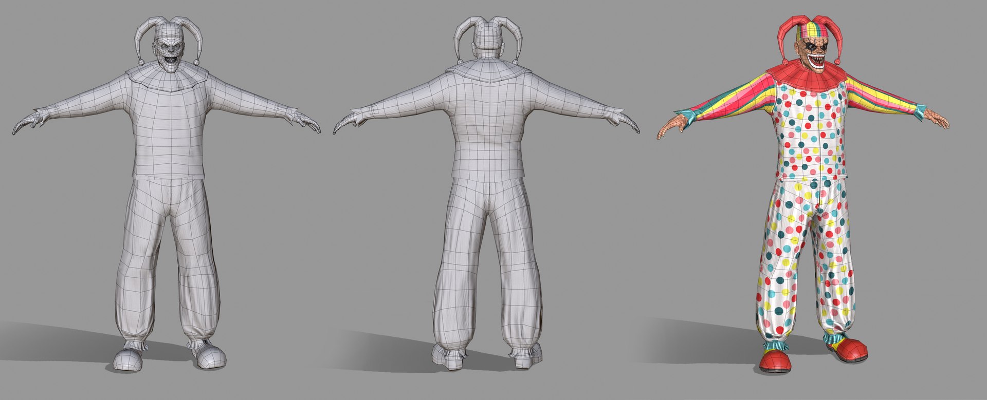 3D Modeled Clown Model - TurboSquid 1276219