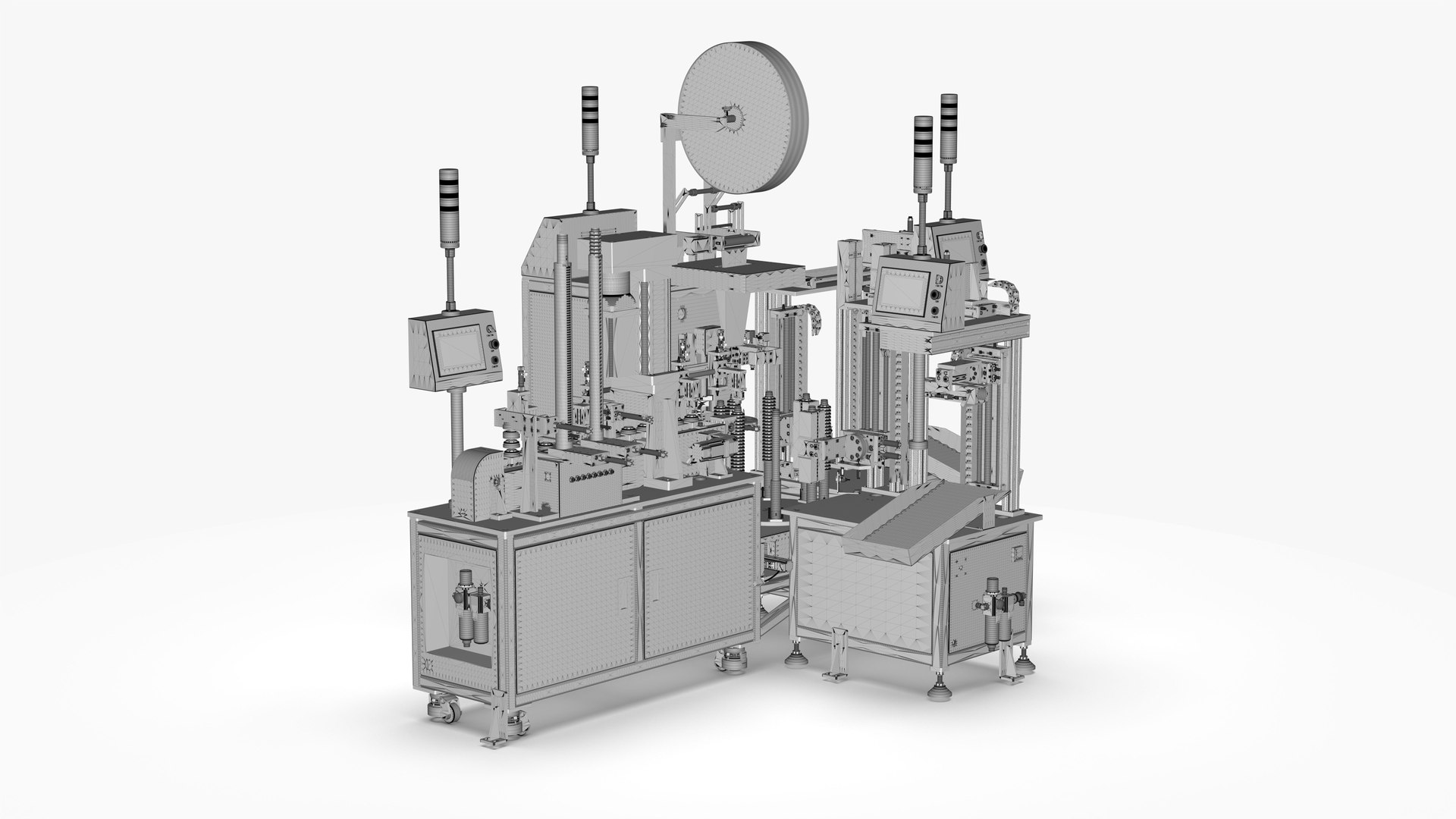 Automatic Riveting Bagging Packaging Machine Model - TurboSquid 2084671