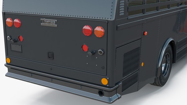modelo 3d Autobús de transporte penitenciario con oficial y recluso ...
