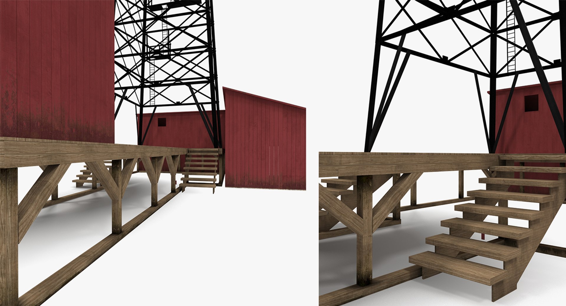 Oil production equipment 3 3D model - TurboSquid 1324191