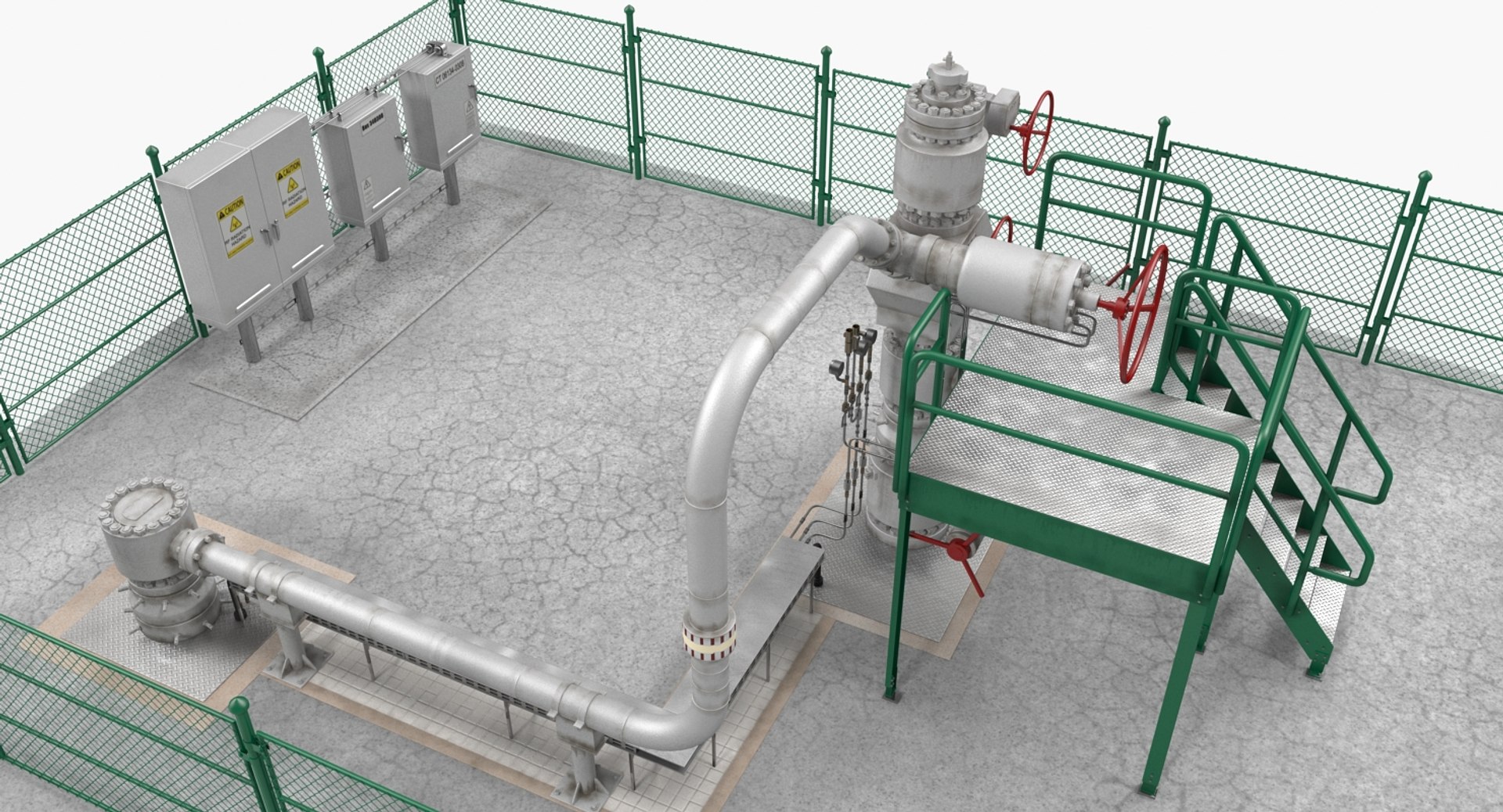 Oil production equipment 3 3D model - TurboSquid 1324191