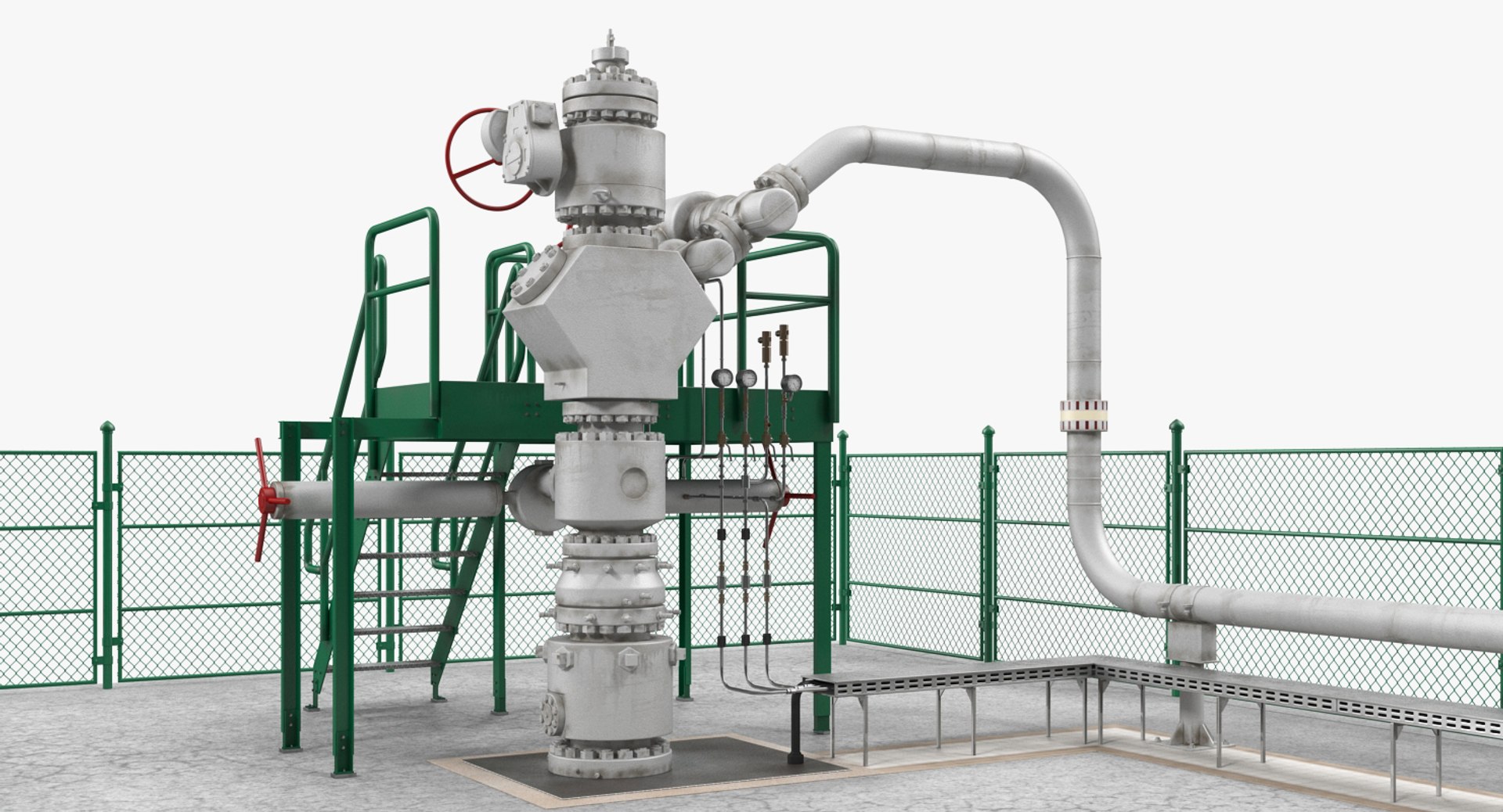 Oil Production Equipment 3 3D Model - TurboSquid 1324191