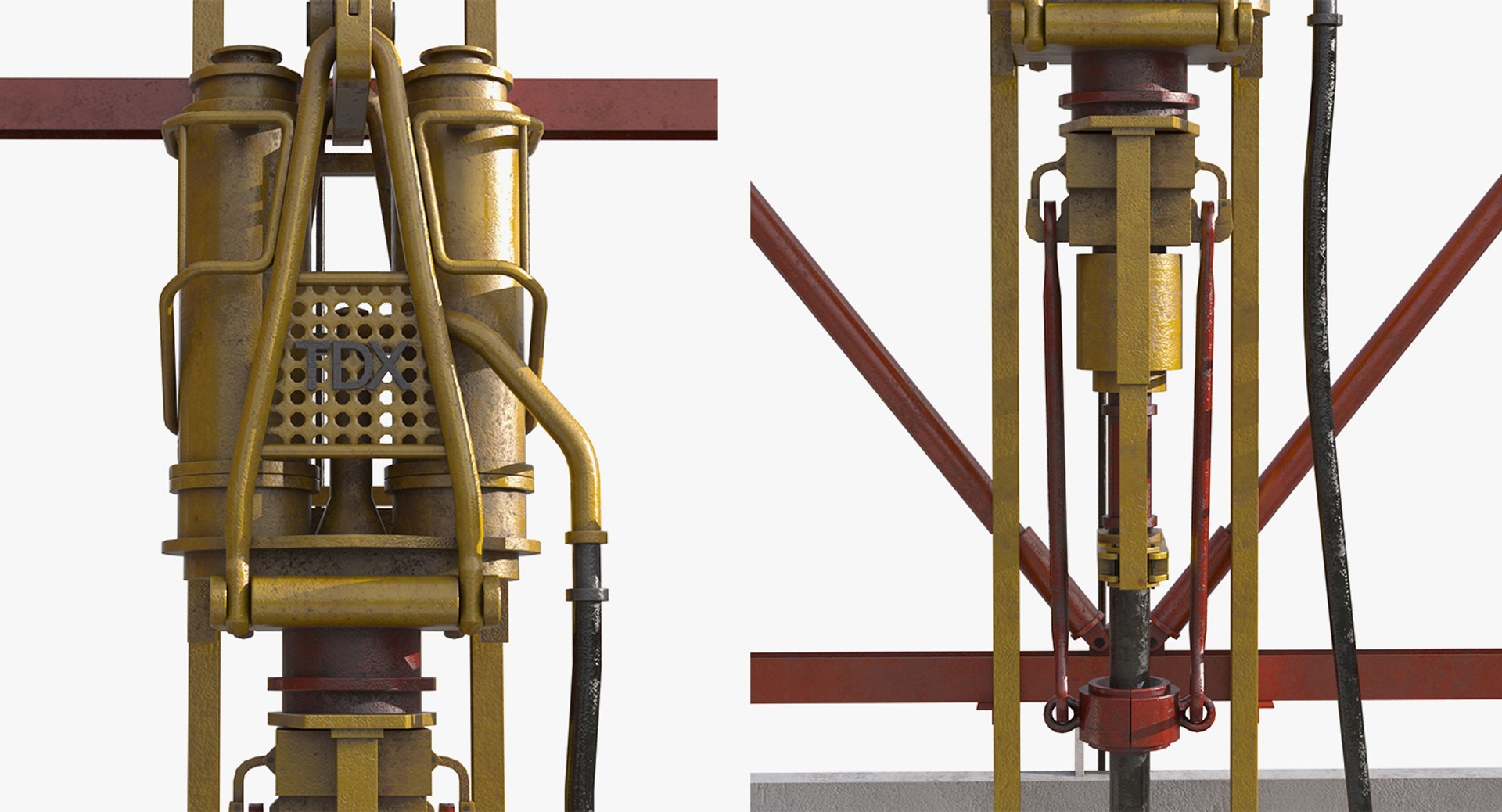 Oil production equipment 3 3D model - TurboSquid 1324191