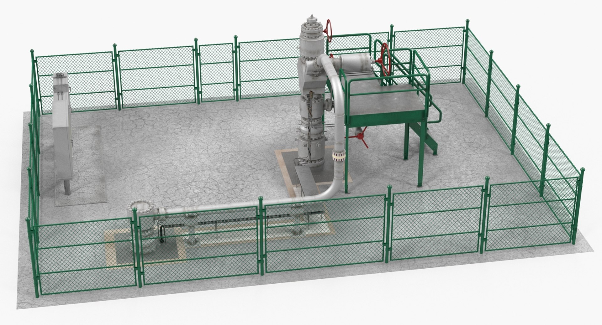 Oil Production Equipment 3 3D Model - TurboSquid 1324191