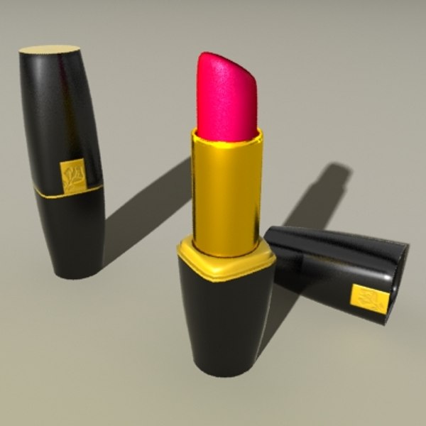 3d model lipstick lip lancome
