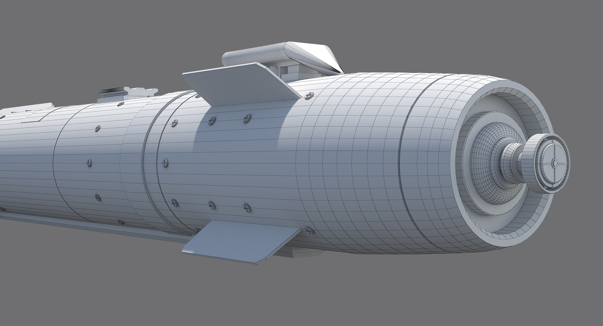 3d model agm-114 hellfire missile