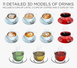 3D Teacup Models | TurboSquid