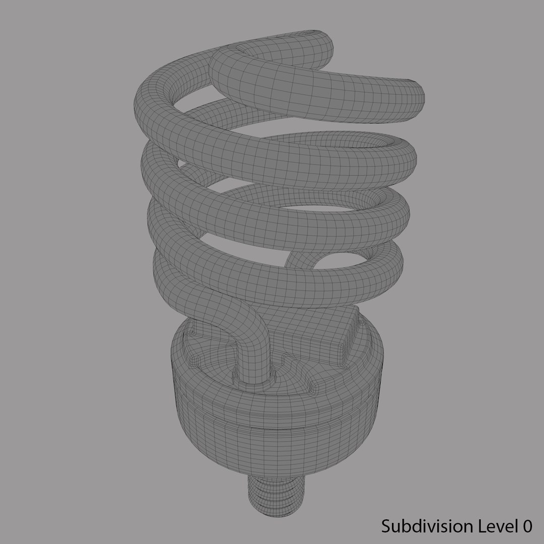 3d energy lightbulb lighting model