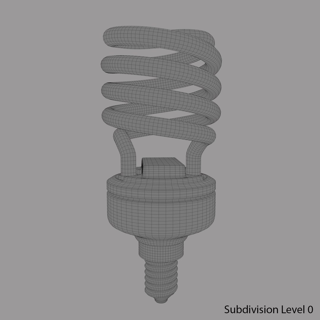 3d energy lightbulb lighting model