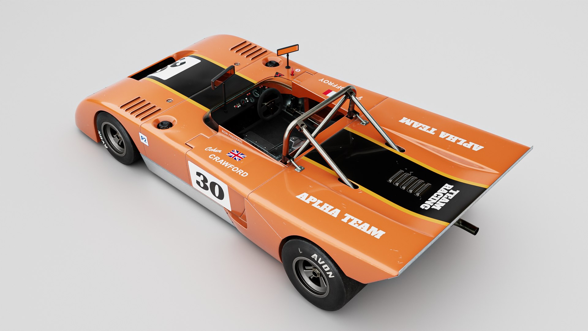3D Chevron B21 3D Model Model - TurboSquid 2240655