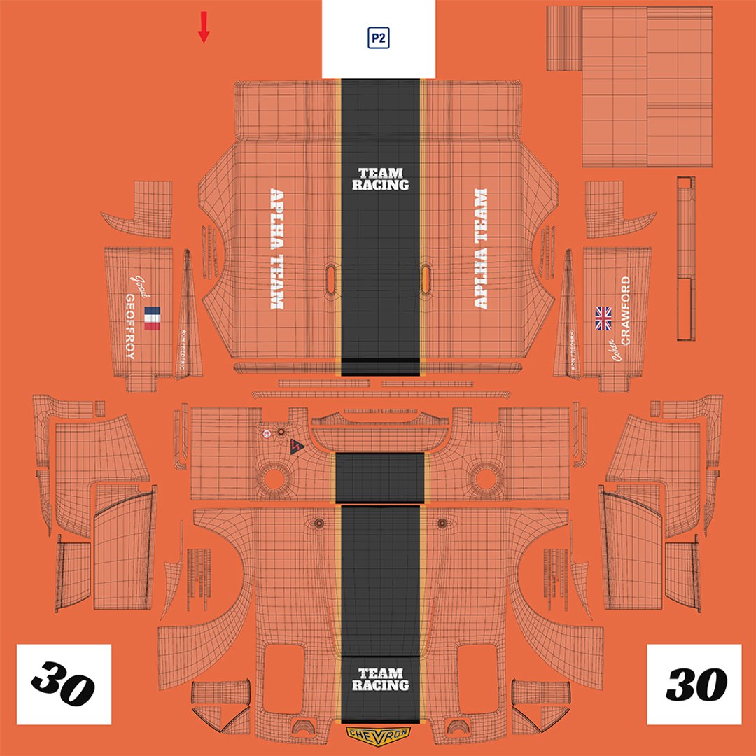 3D Chevron B21 3D Model Model - TurboSquid 2240655