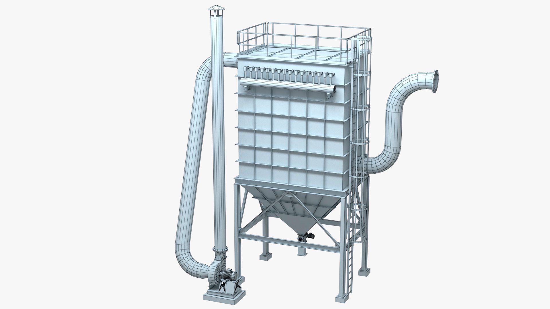 3D Dust Collector Model - TurboSquid 2346897