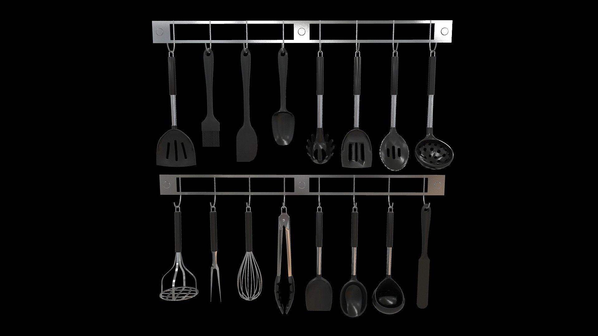 3D Kitchen Utensils Bundle - TurboSquid 2109456