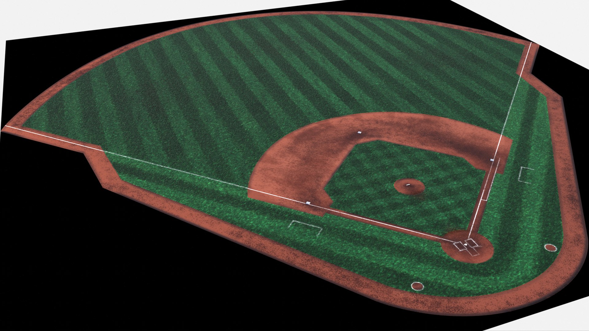 Baseball Field 3D - TurboSquid 2196593
