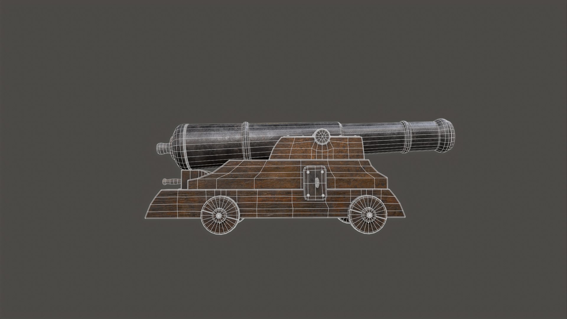 3D Ship Cannon - TurboSquid 2132082