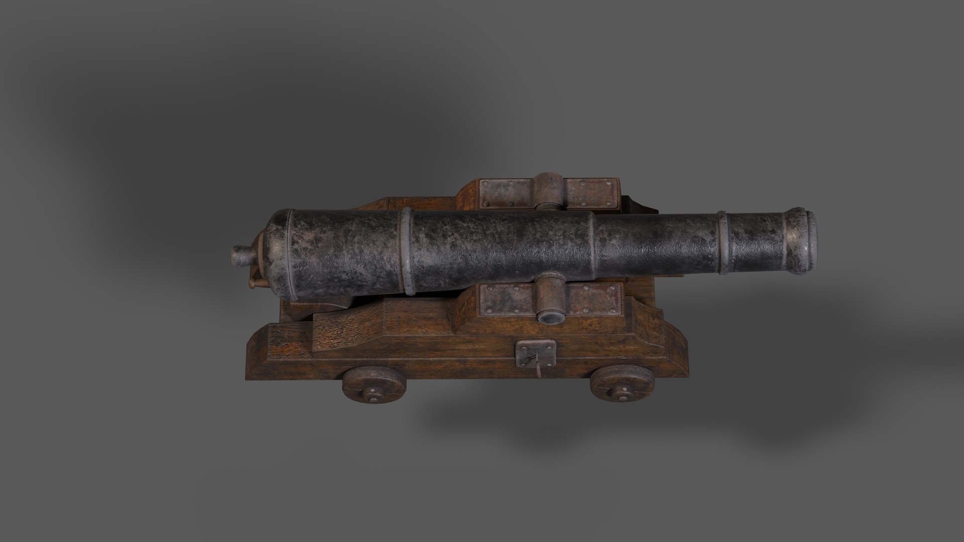 3D Ship Cannon - TurboSquid 2132082