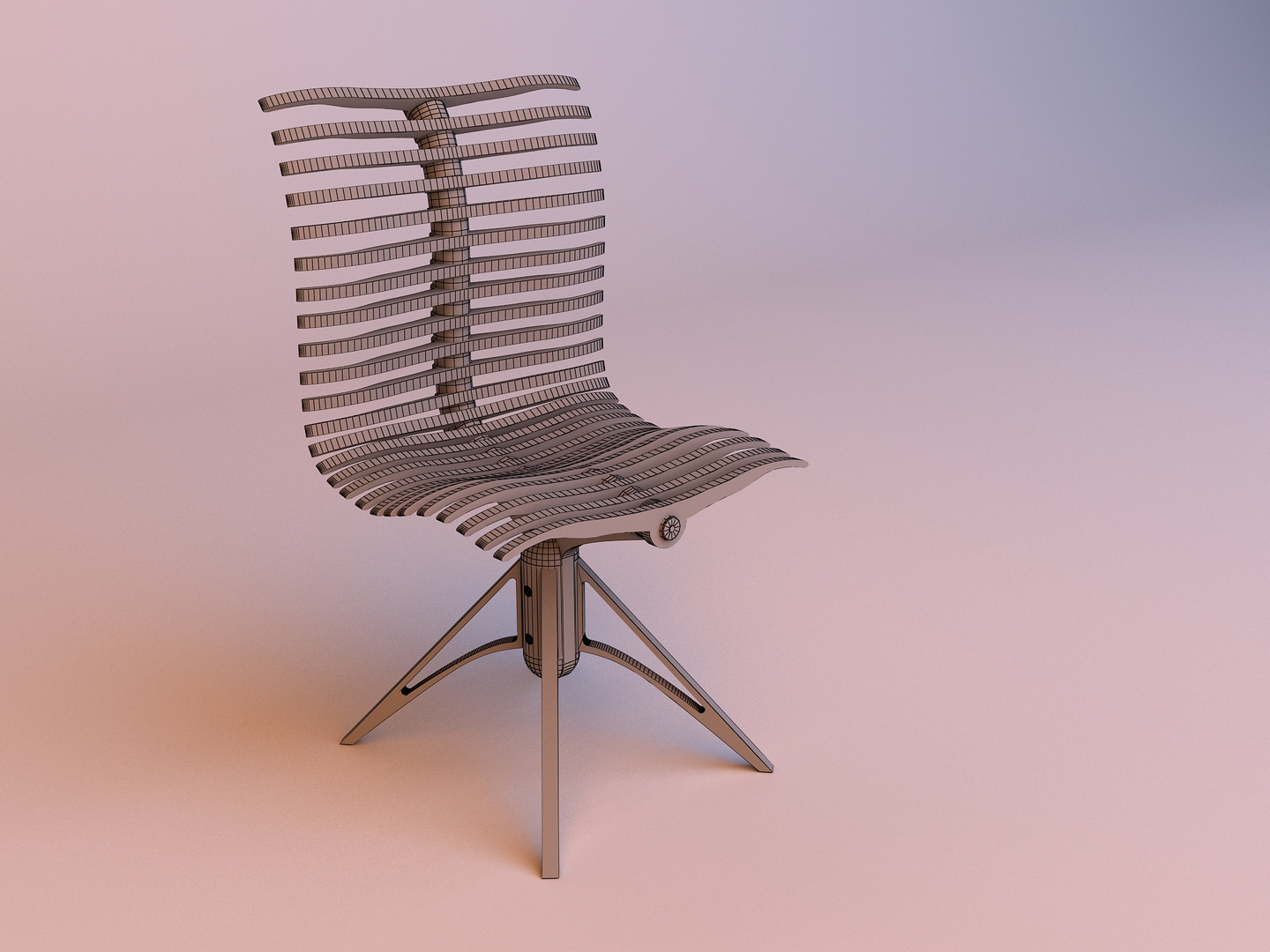 3D Parametric ergonomic spine chair 3D model - TurboSquid 1735314