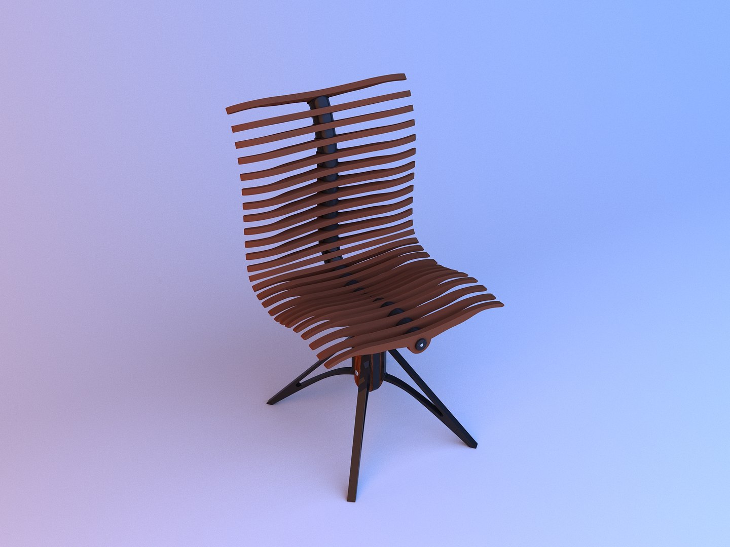 3D Parametric Ergonomic Spine Chair 3D Model - TurboSquid 1735314