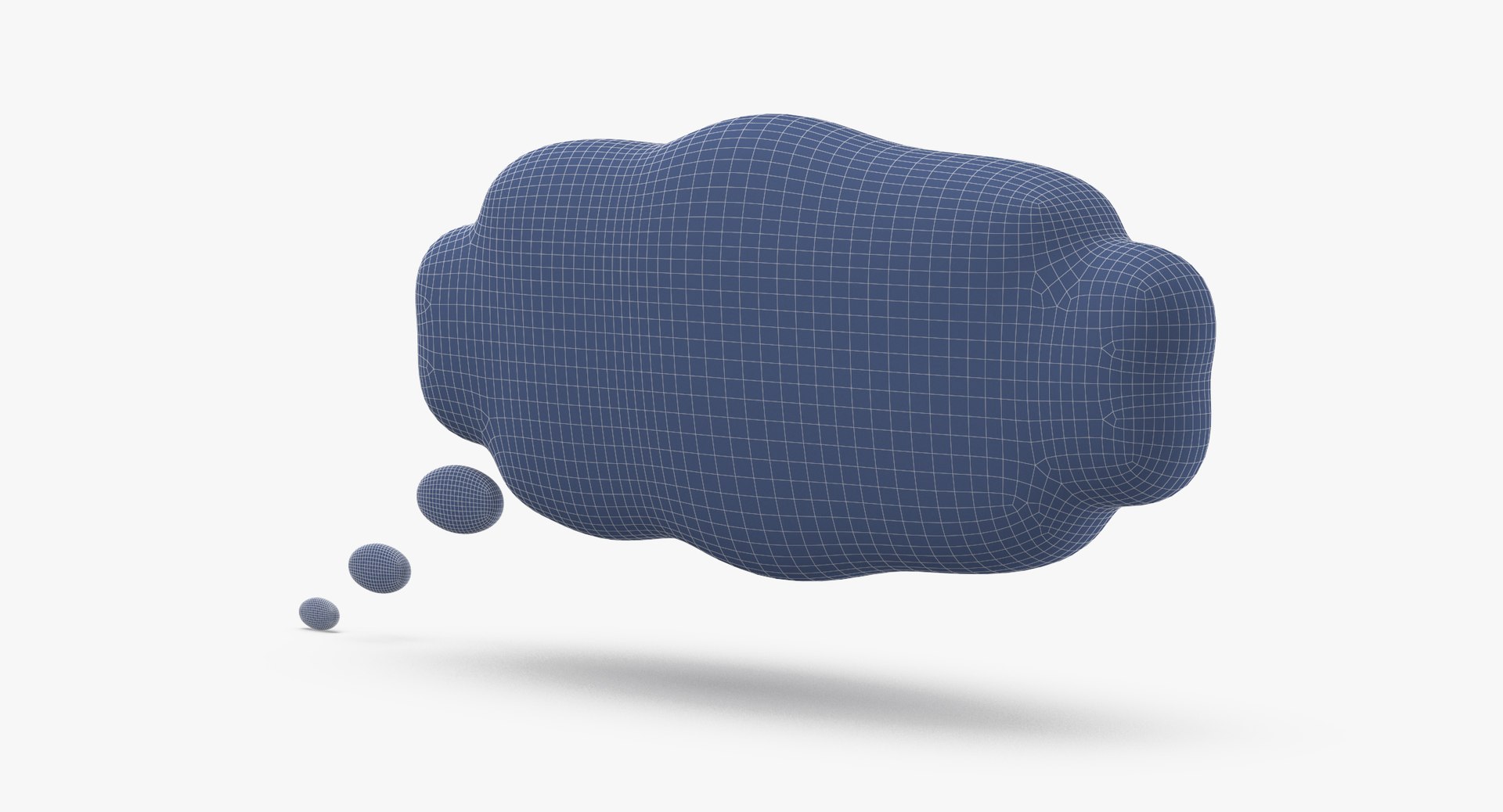 3D Thought Bubble 08 - TurboSquid 1226677