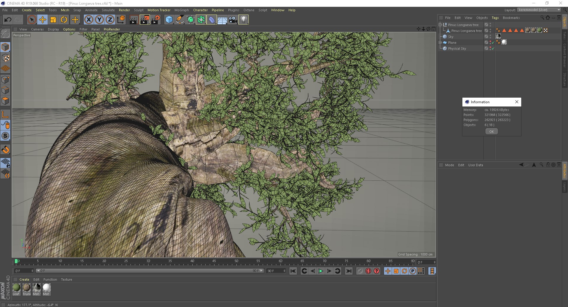 Pinus Longaeva Tree 3D Model - TurboSquid 1397659
