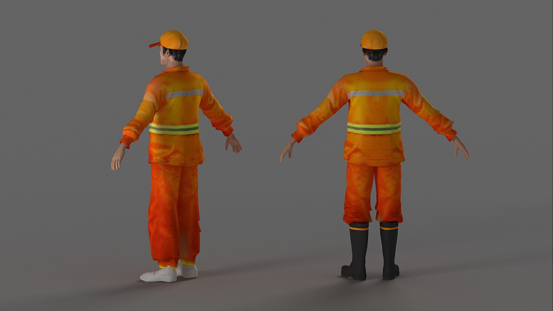 People Workman Worker Safety Offshore Oil Rig Mechanic Rescue Model ...