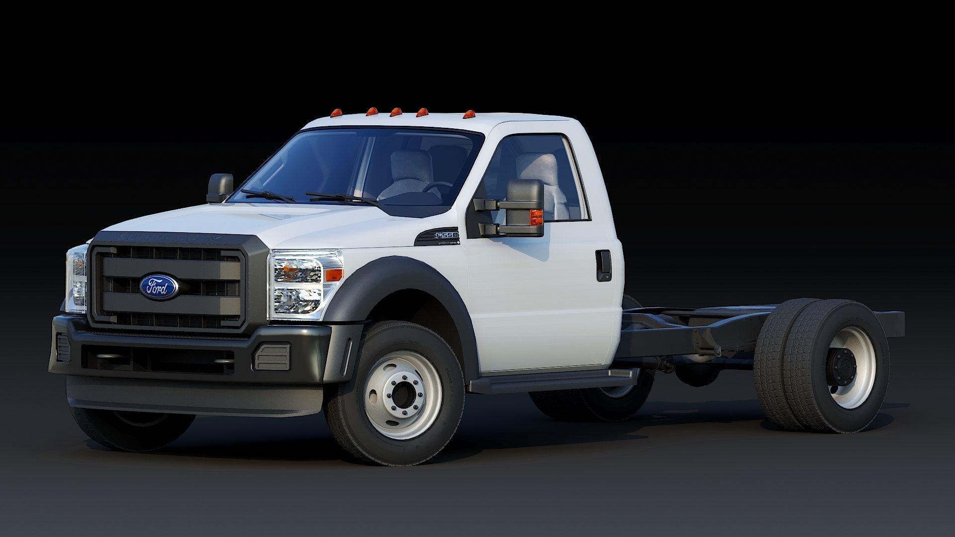 3D Ford F550 Super Duty Regular Cab - TurboSquid 1879643