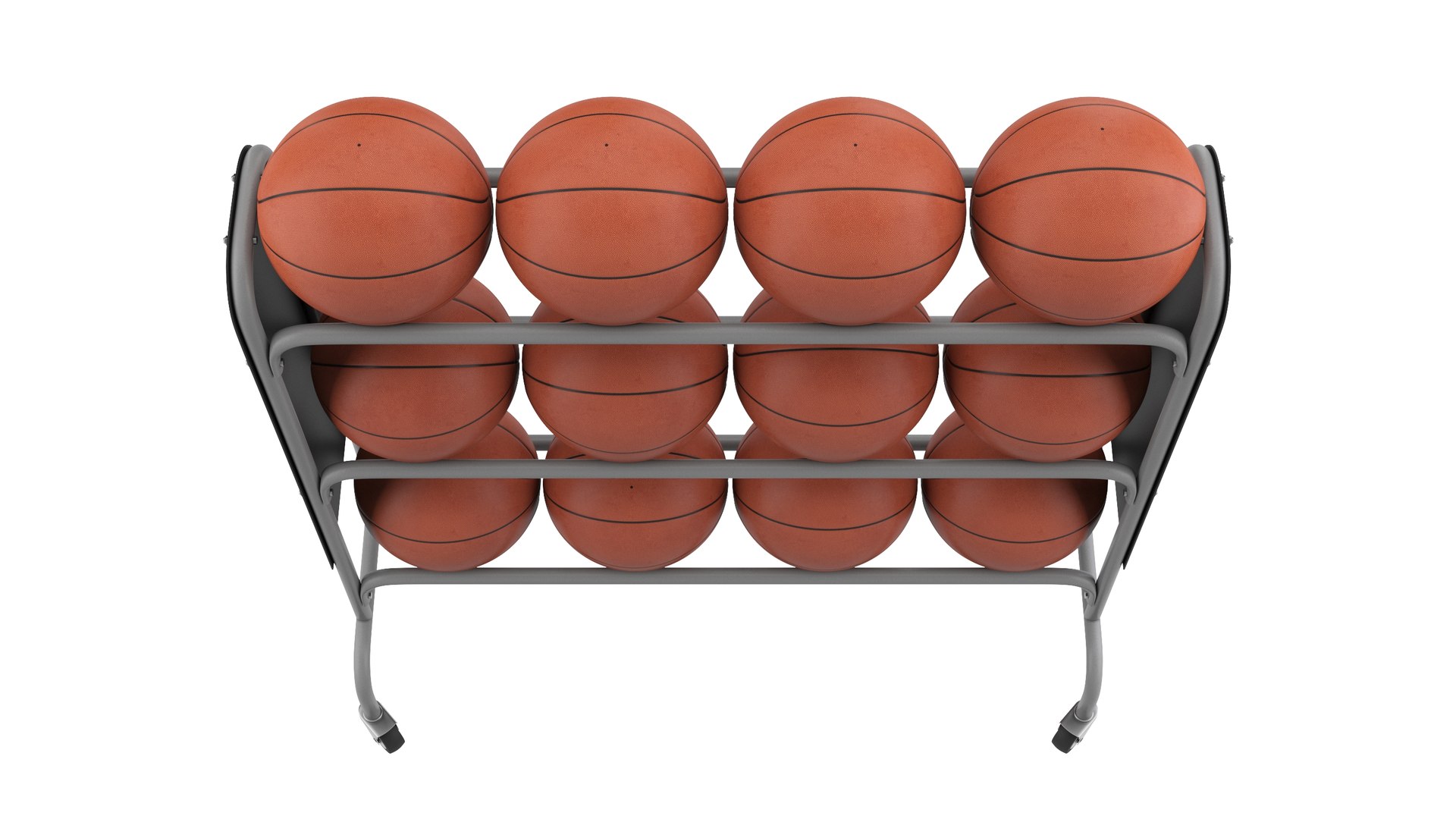 3D Basketball Rack With Balls Model - TurboSquid 1918890