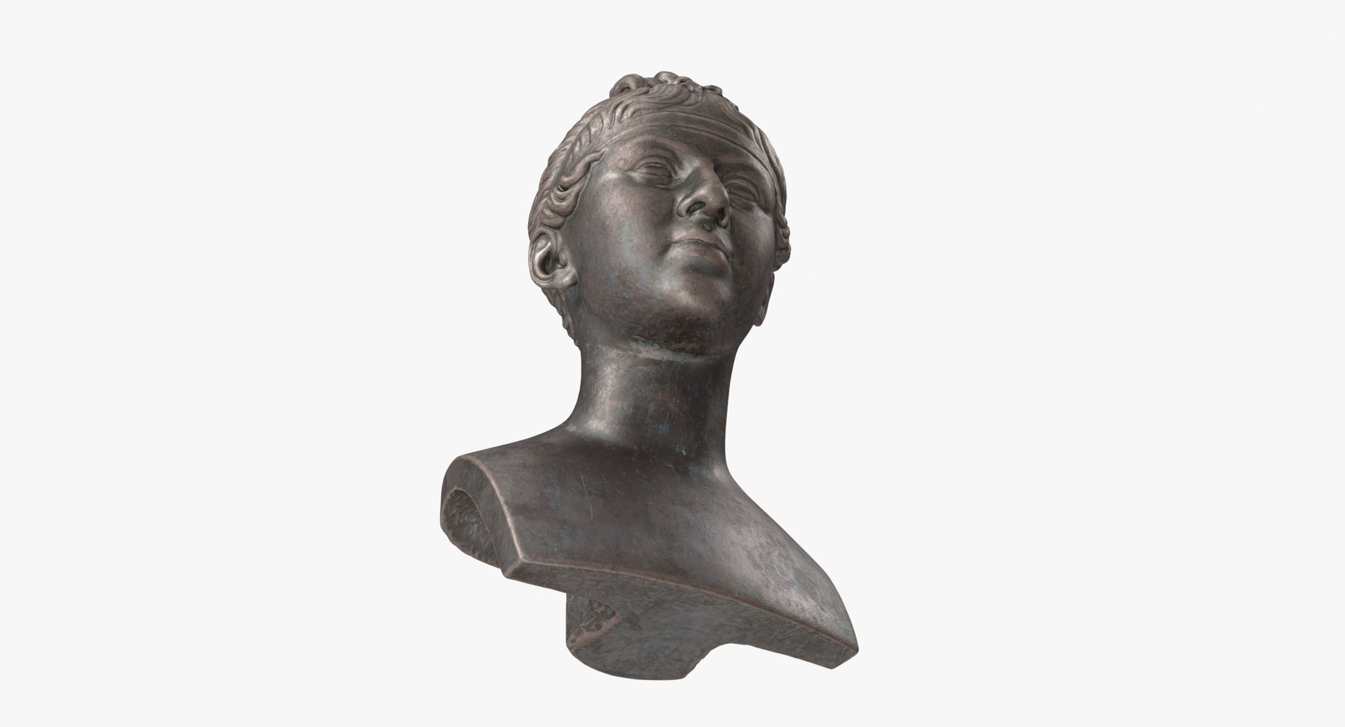 3D Ida Brun Bronze Outdoor Bust - TurboSquid 1865713