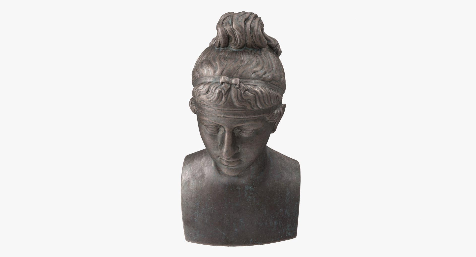3D Ida Brun Bronze Outdoor Bust - TurboSquid 1865713