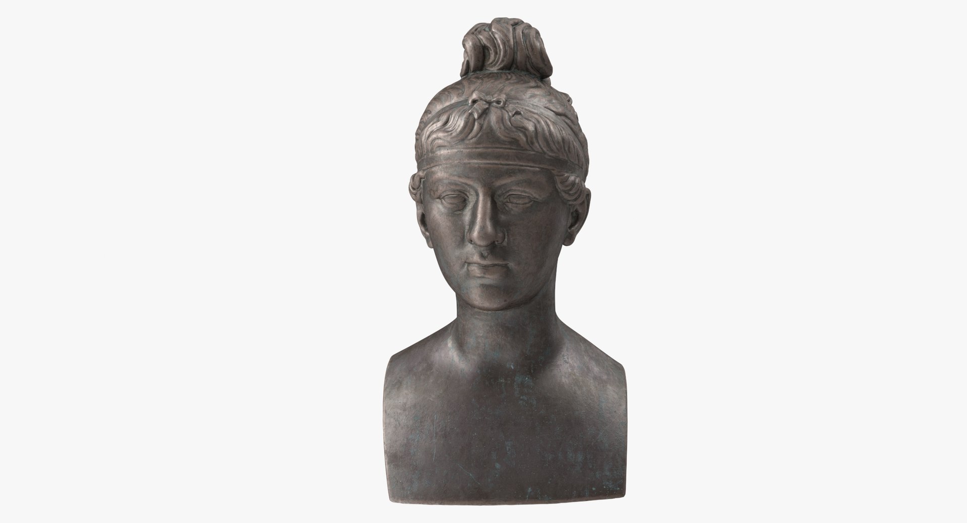 3D Ida Brun Bronze Outdoor Bust - TurboSquid 1865713