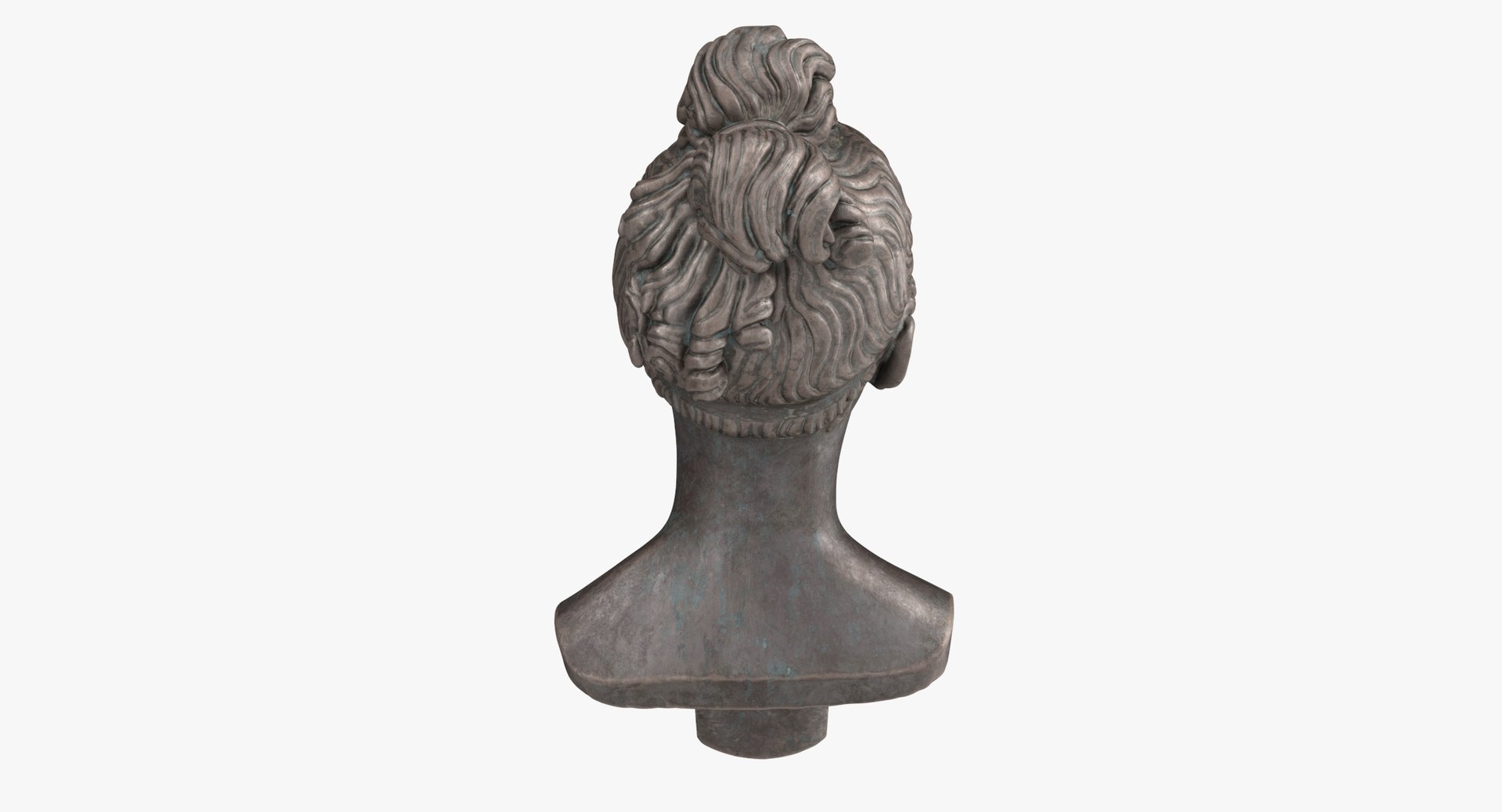 3D Ida Brun Bronze Outdoor Bust - TurboSquid 1865713
