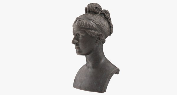 3D Ida Brun Bronze Outdoor Bust - TurboSquid 1865713