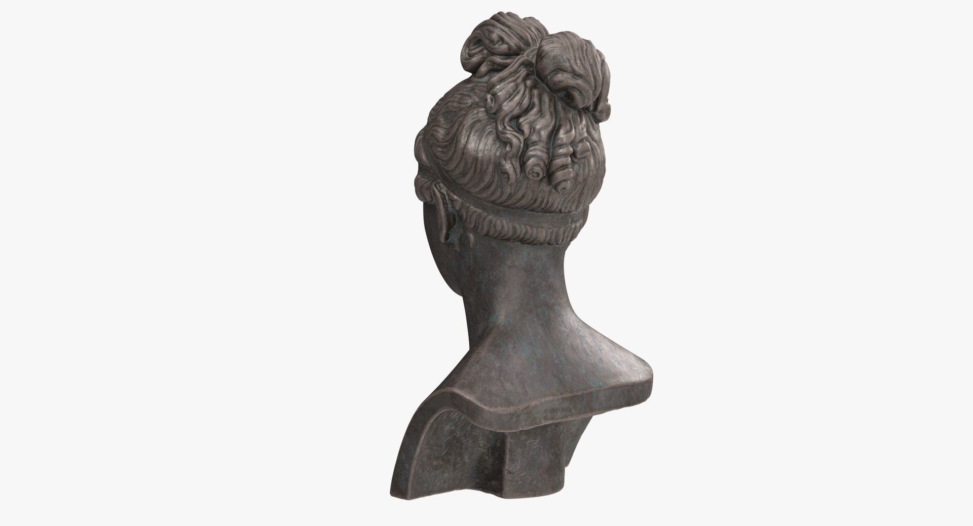 3D Ida Brun Bronze Outdoor Bust - TurboSquid 1865713