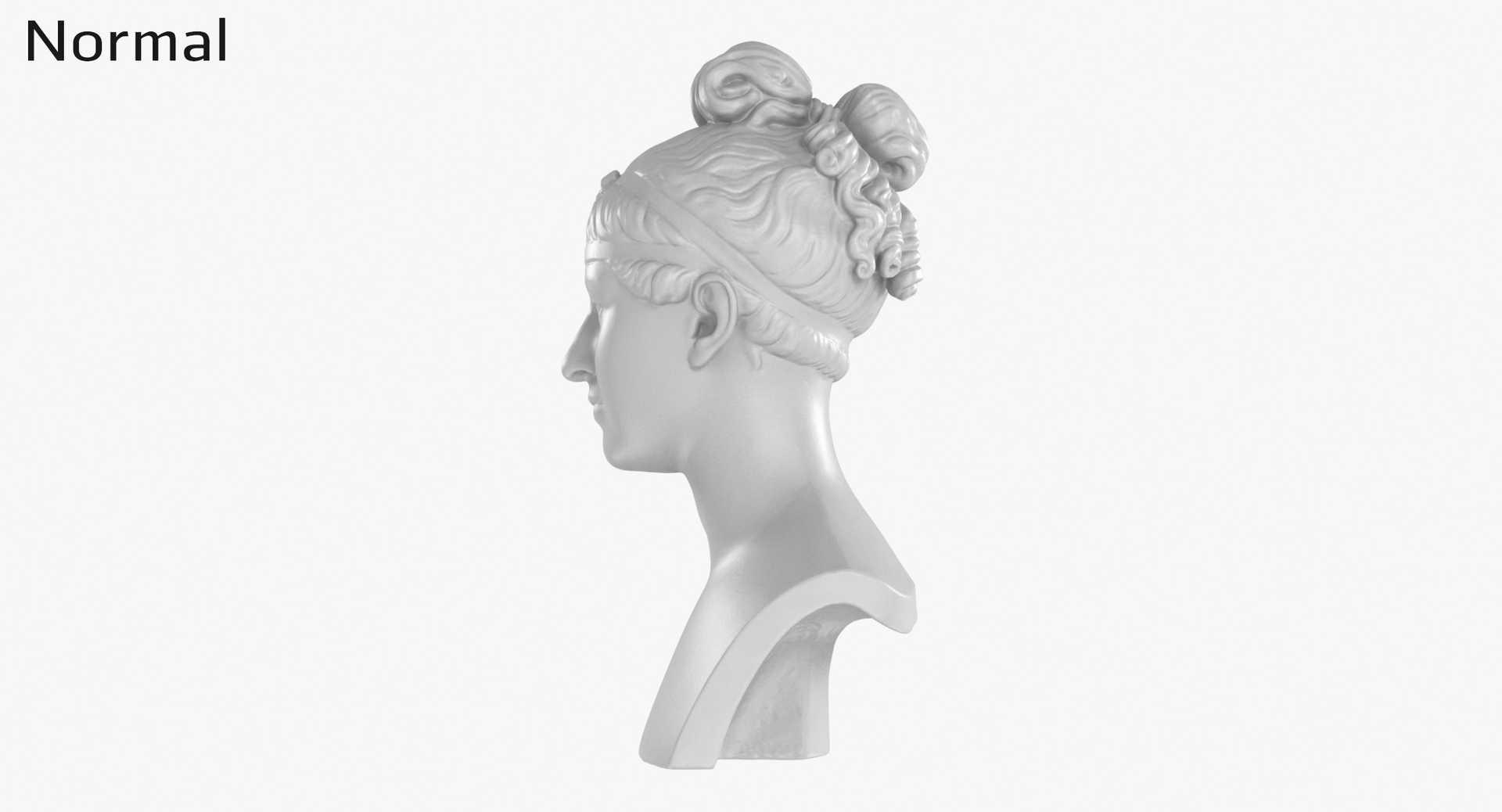 3D Ida Brun Bronze Outdoor Bust - TurboSquid 1865713