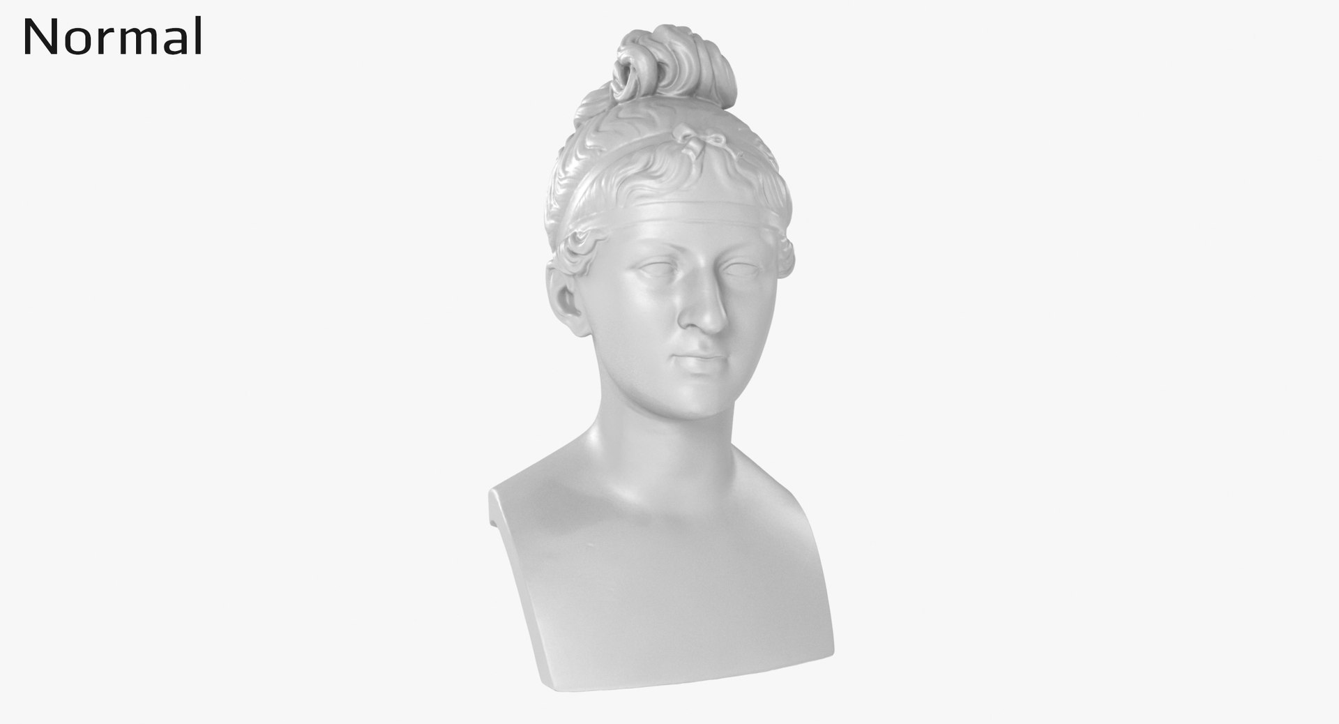3D Ida Brun Bronze Outdoor Bust - TurboSquid 1865713