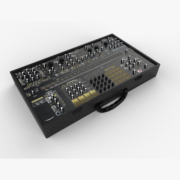 synthesizer synth 3d model