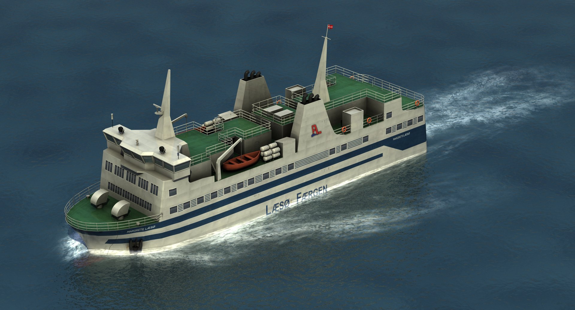 3D north sea ferry - TurboSquid 1309813