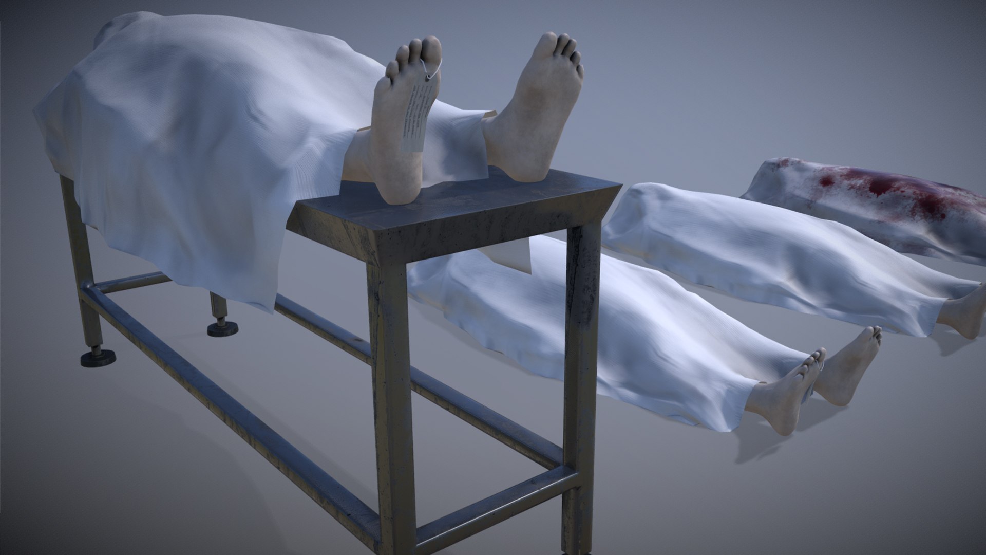 3D Covered Human Death Body Asset - TurboSquid 1905271